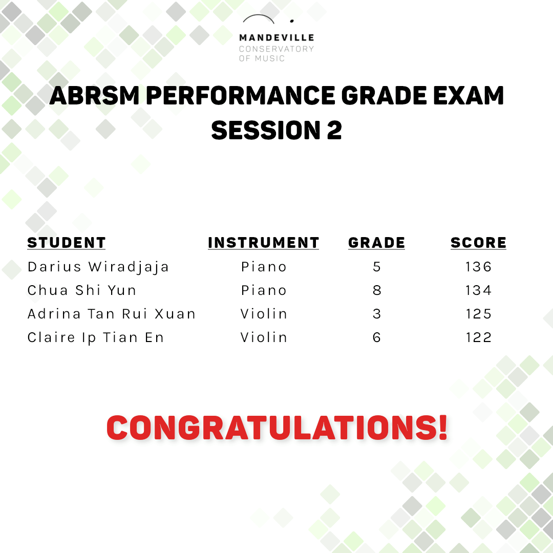 ABRSM Examinations - Mandeville Conservatory of Music
